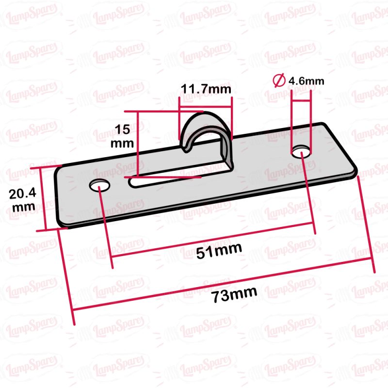 Ceiling Light Suspension Plate