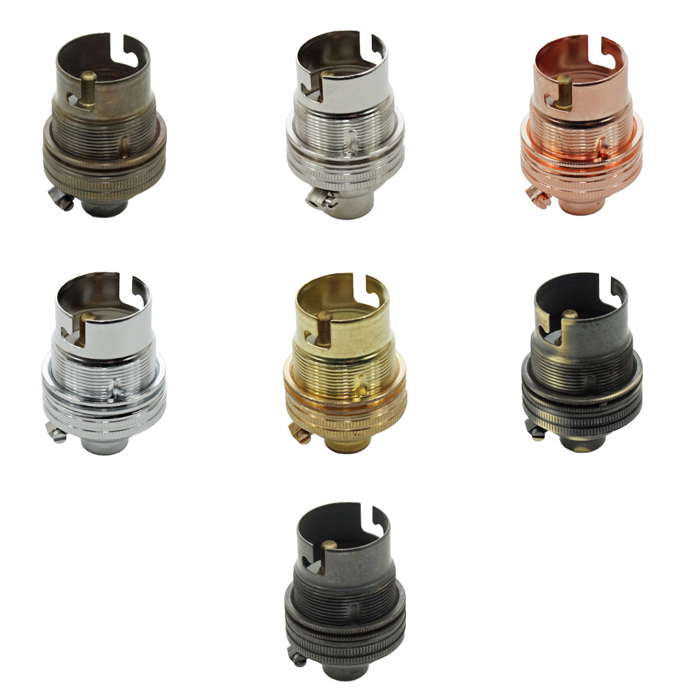 1/2" Entry BC | B22 Unswitched Lampholders - Lighting Parts